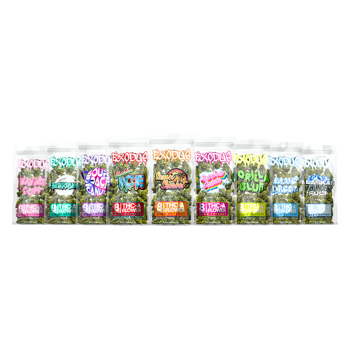 High Potency THCA Flower 8G – Premium Indoor Exotic Buds